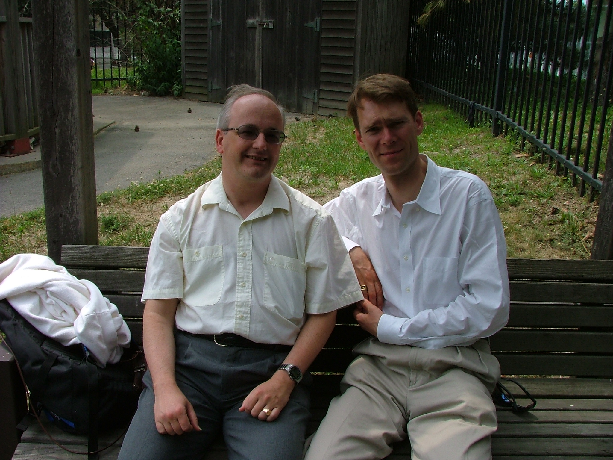 Here are my coauthors Richard Ehrenborg and Gábor Hetyei.